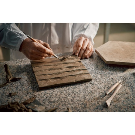 TERRACRETA Cesello Argilla - carrelage hexagonal 25x21,6 cm aspect ...