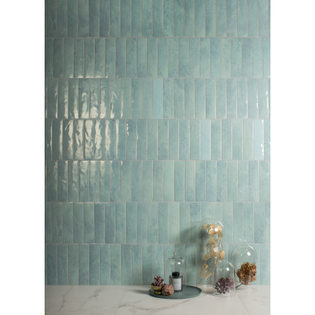 Carrelage aspect zellige vert - Miniature SODA Azzuro Artico J380